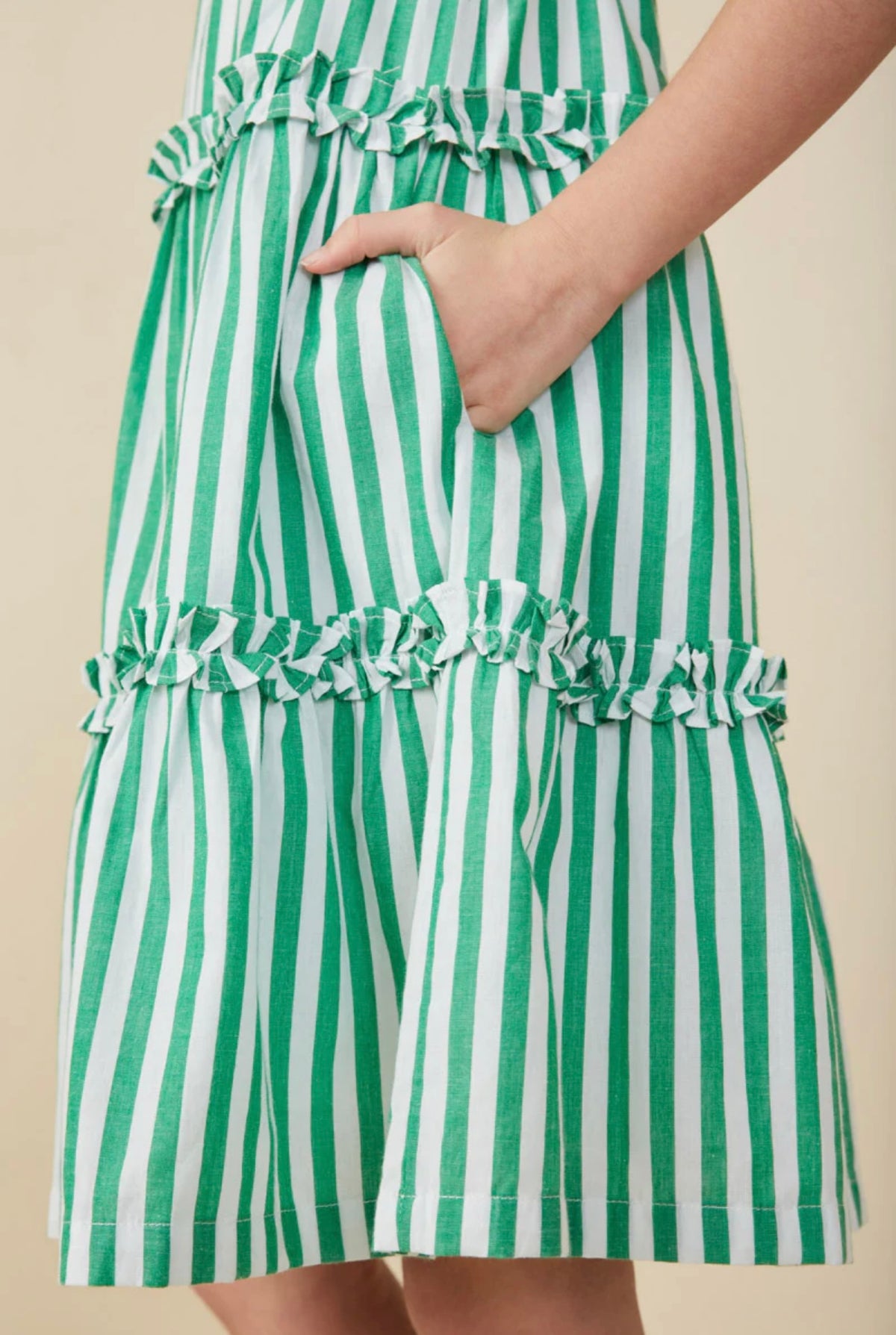 TWEEN Ruffle Trimmed Poplin Dress | Lily’s Southern Boutique